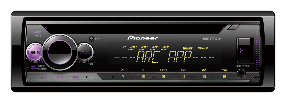 Pioneer DEH-S220UI Autoradio Enkel din Multicolour-CD Tuner-USB - 4 x ...