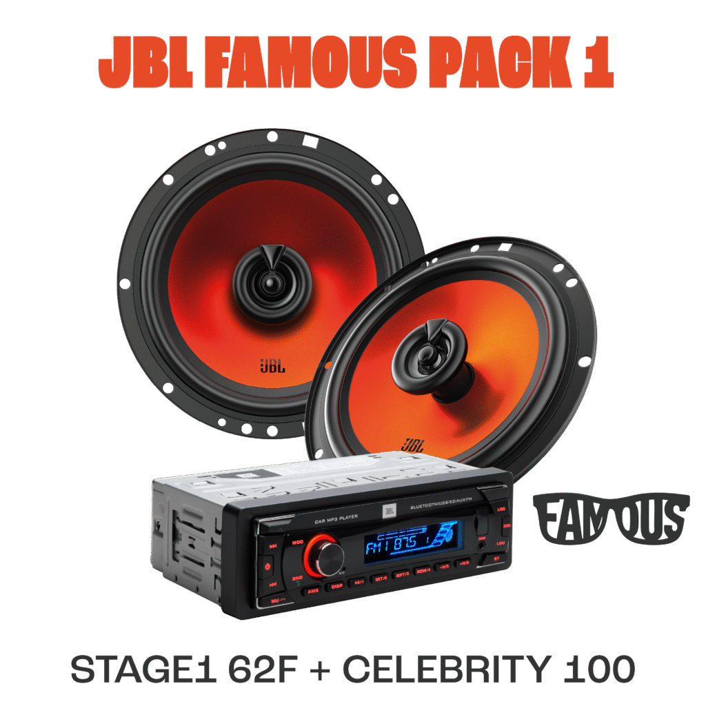 FAMOUS PACK 1 – JBL Stage1 Gen2 62F + JBL Celebrity 100 - Neeskens